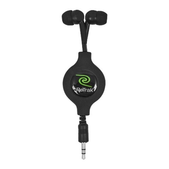 Retrak | Headphones | Retrak Retrackable Earbuds Black | Poshmark